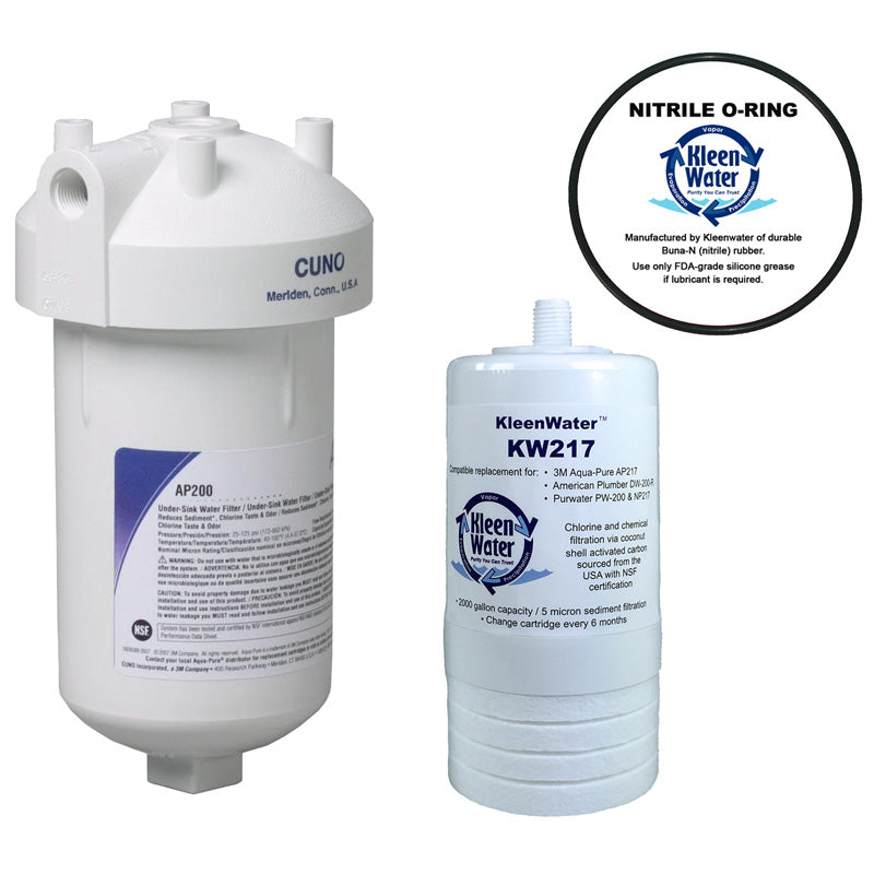 Aqua-Pure AP200 Drinking Water System, Spare O-Ring, Extra Cartridge ...