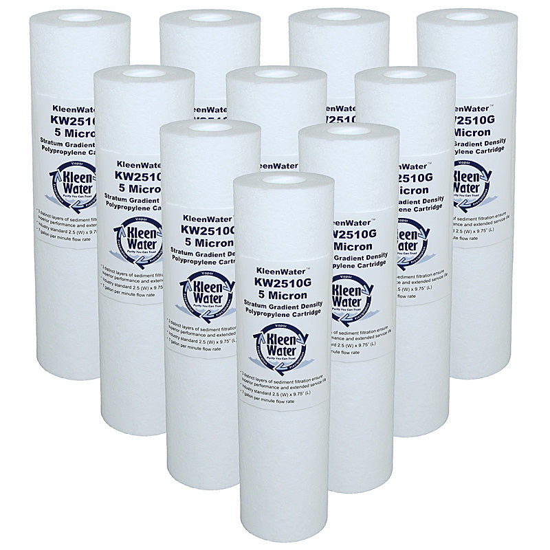 Ten FXUSC GE Compatible Filters - Melt Blown Replacement Cartridges ...